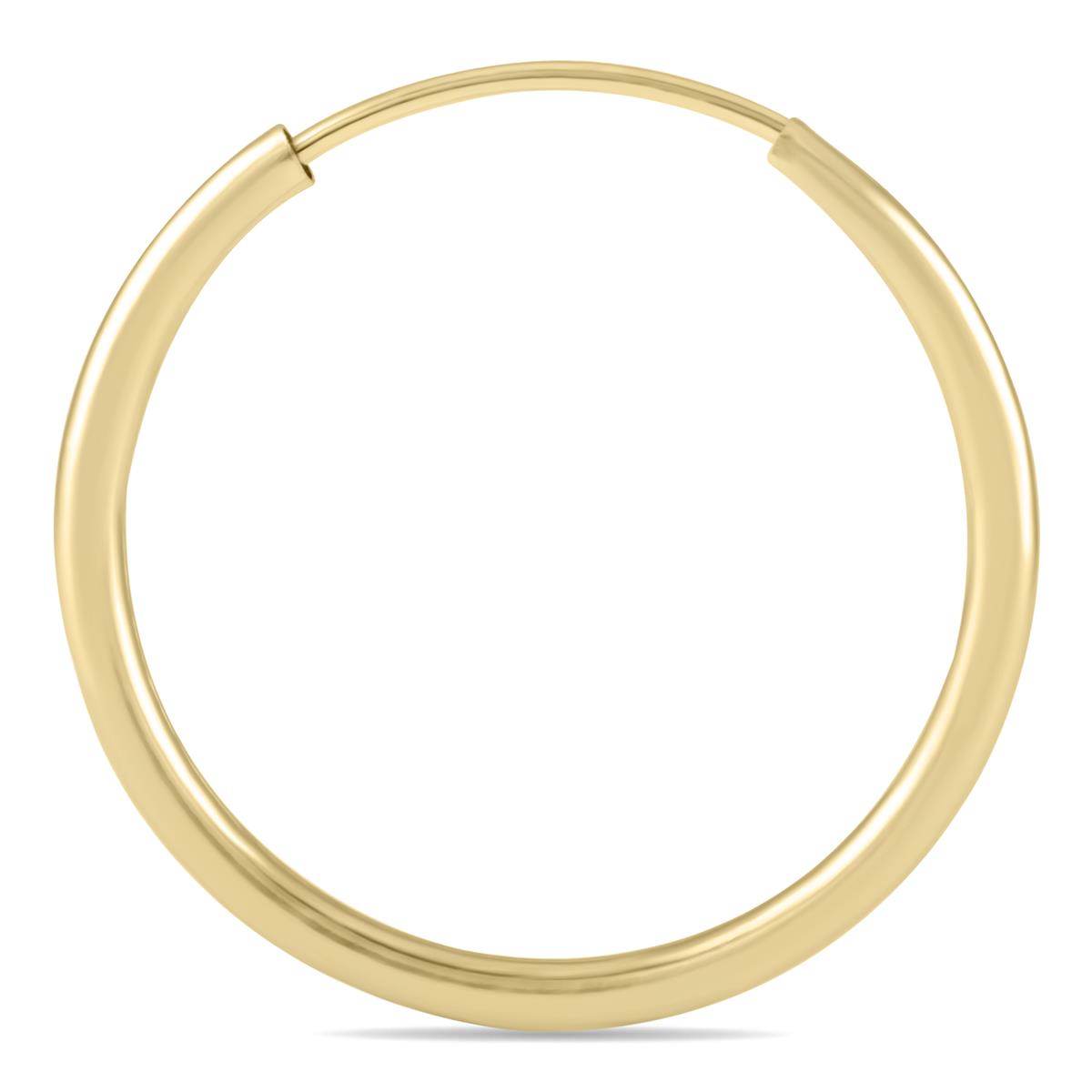 18MM Endless Hoop Earring 14k Yellow Gold - ERH56476