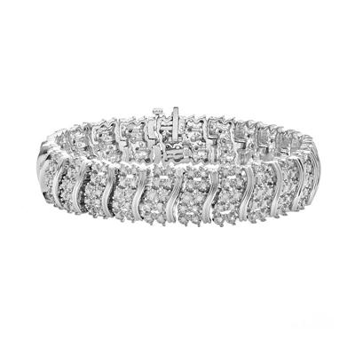 2.00 Carat Diamond Bracelet in .925 Sterling Silver - BRF55902