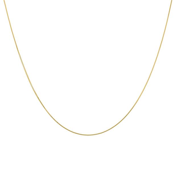 14K Yellow Gold 16" Box Chain with Spring Ring Clasp - ACCB58192RC2