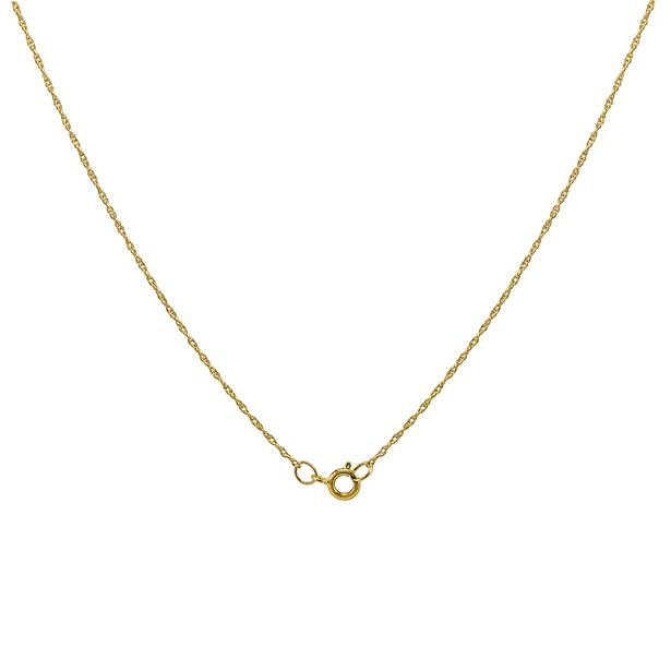 14K Yellow Gold 18" Rope Chain with Spring Ring Lock - ACCR58048RC1